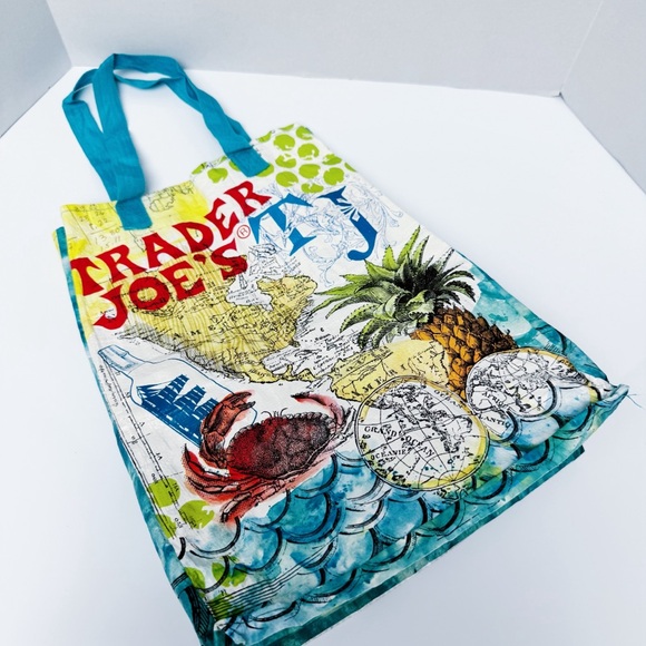 Trader Joe'S | Bags | Trader Joes Map Grocery Bag | Poshmark